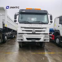 China Sinotruk Howo Benz White Dump Truck 50T 12 wheels Right Hand Drive New Model for sale