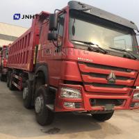China 25m3 Heavy Duty Dump Truck 12 wheels 371hp 8x4 Left Hand Drive for sale