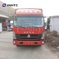China Cargo Transport 4x2 Light Cargo Box Van Truck 6 Wheelers Fence Sidewall Truck for sale