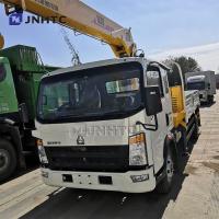 China Sinotruk Howo 4X2 Light Telescoping Boom Crane Truck 5 Ton for sale