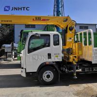 China SINOTRUK HOWO 4X2 Light Duty Commercial Trucks With CRANE RHD 10 Ton Truck for sale
