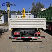 China SINOTRUK HOWO 4X2 Light Duty Commercial Trucks With CRANE RHD 10 Ton Truck for sale