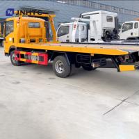 China HOWO 4x2 5-10TON Light Duty Commercial Trucks Flatbed Cargo Wrecker Truck for sale