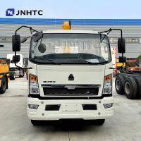 China Sinotruk HOWO 4x2 3-12TON Light Flatbed Cargo Wrecker Crane Truck for sale