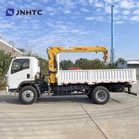 China 6 Ton Crane Truck 4x2 6wheels Truck With Straight Arm Crane HOWO Light Duty 3-8 Ton Cargo Truck for sale
