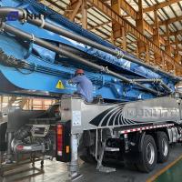 China HOWO 8x4 Chassis Concrete Pump Truck 371HP Euro2 for sale