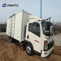 China SINOTRUK HOWO LHD Box Truck Van Cargo Truck 6 Tons 116hp for sale
