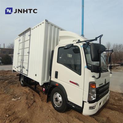 China SINOTRUK HOWO LHD Box Truck Van Cargo Truck 6 Tons 116hp for sale