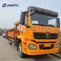 China SHACMAN Flat Bed Telescopic Truck Mounted Crane 4 Booms 10 Ton 3 Sections for sale