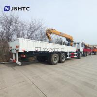 China SHACMAN Lorry Truck Mounted Knuckle Boom Cranes 10 Ton for sale