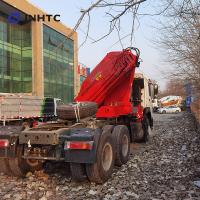 China 371hp 8 Ton Telescopic Crane Truck Sinotruk HOWO 6x4 40t 10 Wheels for sale