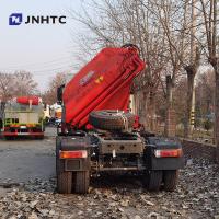 China 371hp 8 Ton Telescopic Crane Truck Sinotruk HOWO 6x4 40t 10 Wheels for sale