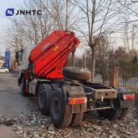 China 371hp 8 Ton Telescopic Crane Truck Sinotruk HOWO 6x4 40t 10 Wheels for sale