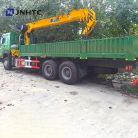 China 10 Wheels 371hp 10 Ton Straight Arm Crane Truck Sinotruk HOWO 6x4 for sale