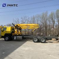 China Sinotruk Crane Boom Truck 6x4 10 Wheels 12 Ton Straight Arm for sale