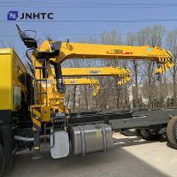 China Sinotruk Crane Boom Truck 6x4 10 Wheels 12 Ton Straight Arm for sale