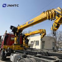 China FAW 4X2 Drive Wheel Crane Boom Truck With 6 - 10 Ton for sale