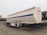 China 40000 - 60000 Liters Fuel Tank Semi Trailer 3 Axles For Transport Oil Diesel for sale