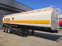 China 40000 - 60000 Liters Fuel Tank Semi Trailer 3 Axles For Transport Oil Diesel for sale