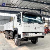 China HOWO 371HP 6X6 4x4 Drive Cargo Truck Column Plate Dropside Gate for sale