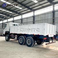 China HOWO 371HP 6X6 4x4 Drive Cargo Truck Column Plate Dropside Gate for sale