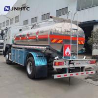 China 6 Wheel Aluminum Alloy Sinotruk Howo Tanker Truck 10000 Liters With Dispenser for sale