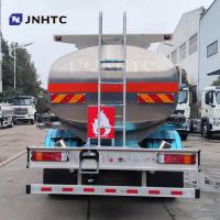 China 6 Wheel Aluminum Alloy Sinotruk Howo Tanker Truck 10000 Liters With Dispenser for sale