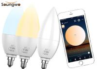 China Bluetooth LED Light Bulb RGB CCT 4W E12 E14 APP Group Control Sync Music Voice Compatible for sale