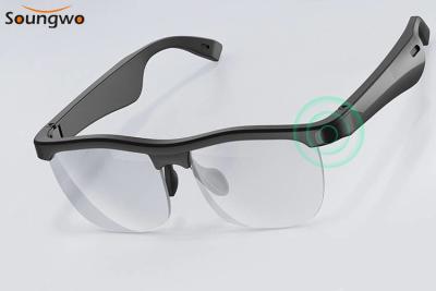 China Intelligent Bluetooth Glasses HD Stereo Sound UV400 Protection TR90 Frame 6H Battery for sale
