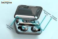 China Wireless Noise Cancelling True Wireless Earbuds Bluetooth 5.0 HiFi Stereo 8mm Driver for Workout Running for sale