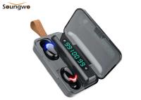 China Bluetooth 5.0 Wireless Earbuds CVC 8.0 Noise Canceling HiFi Stereo with Microphone 50mAh for sale