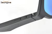 China Noise Canceling Smart Bluetooth Sunglasses UV Protection With Speakers for sale