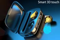 China Strong Bass Waterproof Wireless Earbuds HD LED Display Auto Pairing for sale