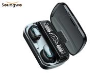 China IPX7 Waterproof Binaural Bluetooth Earbuds 14mm Driver CVC8.0 Noise Reduction for sale