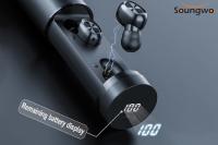 China Bluetooth 5.0 Sports Earbuds with Mic CVC8.0 Noise Cancelling Touch Control 18H Playtime for sale