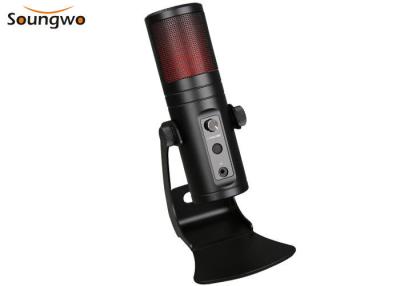 China USB Condenser Recording Microphone 32bit 48KHz Plug and Play with Quick Mute for Music Streaming for sale