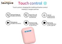 China Bluetooth earbuds noise canceling earphone Auto-pairing Touch Control Hands-free for sale