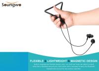 China Bluetooth 5.0 Neckband Headphones Ergonomic 3D Wireless Magnetic Suction Earphones IPX5 10H Playback for sale