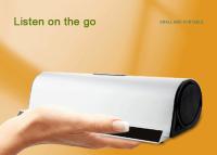 China Portable 200g Bluetooth Speaker 2x3W Deep Bass with Phone Holder and 1000mAh Battery for sale