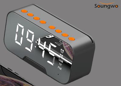 China ABS FM Radio Bluetooth Speaker 87.5-108MHz with Mirror Night Light 1200mAh for sale