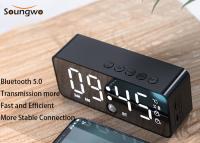 China IPX4 Wireless 5.0 Bluetooth Speaker With LED Display Alarm Clock for sale