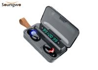 China HiFi Stereo Bluetooth Earpiece With Mic CVC8.0 Noise Cancelling for sale