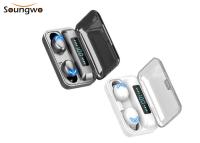 China A2DP True Wireless Bluetooth Earphone IPX7 Waterproof 2H Charging Time 2000mAh Case for sale