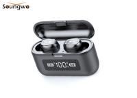 China Bluetooth 5.0 Wireless Earbuds with 2000mAh Charging Case Heavy Bass Noise Cancelling for Sport for sale