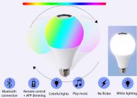 China APP Control Bluetooth Music Light Bulb 6500K 10000H Life Span for sale