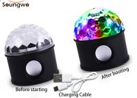 China 1200mAh Battery 6W Disco Light With Bluetooth Speaker For Party for sale