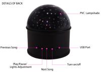 China KTV 270g Disco Lights Bluetooth Speaker Dimmable Bluetooth Light Bulb 6W RGBW Changing for sale