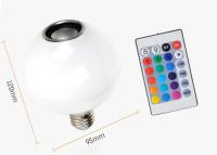 China 12W E27 Smart LED Bluetooth Speaker Bulb Stereo Audio RGB Color Changing for sale