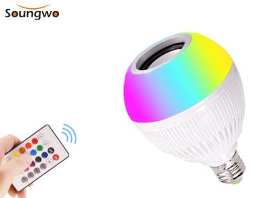 China 12W RGB Bluetooth Light Bulb 6500K Wireless Speaker Light Bulb For Hotel for sale