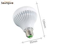 China Bedroom E27 Bluetooth Bulb Music Playing Light Bulbs 500LM 4 Lighting Modes for sale
